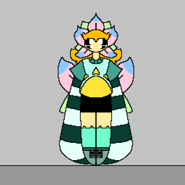 pixel flower - ibisPaint