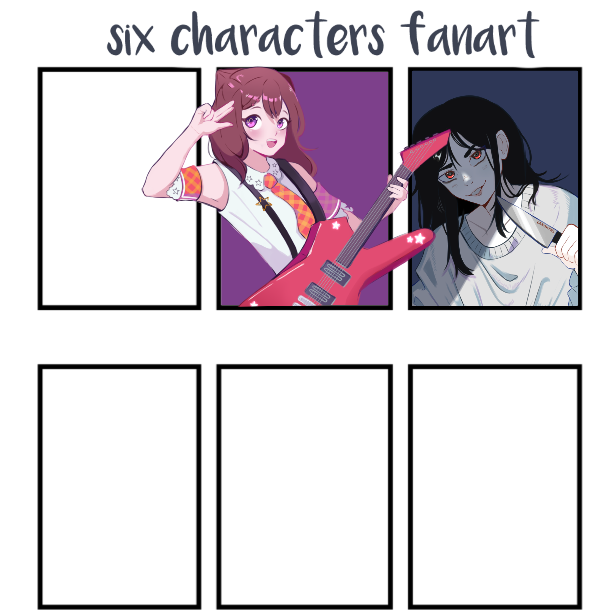 six characters2 - ibisPaint