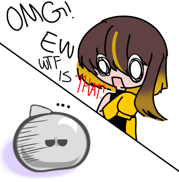 Koko giving her opinion - ibisPaint