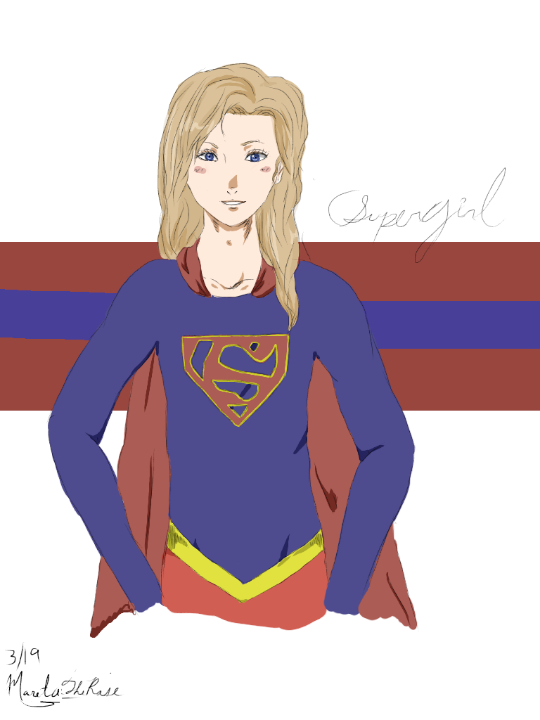 Supergirl-Kara - ibisPaint