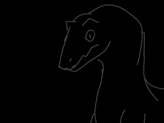 Dinosaur practice - ibisPaint