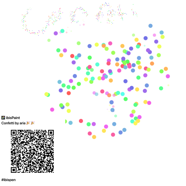 confetti - ibisPaint