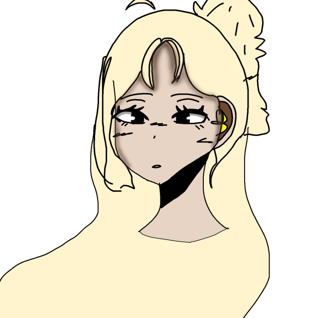 Blonde hair - ibisPaint