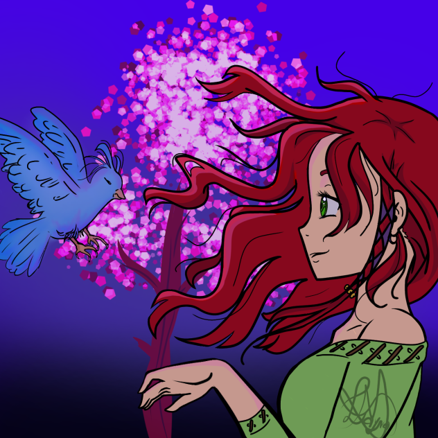 My beautiful bird - ibisPaint