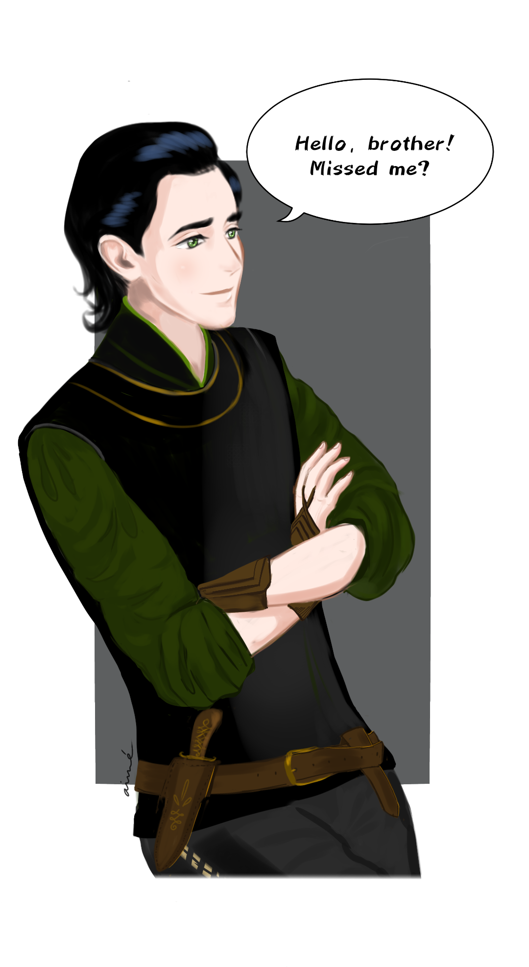 A Young Loki - ibisPaint