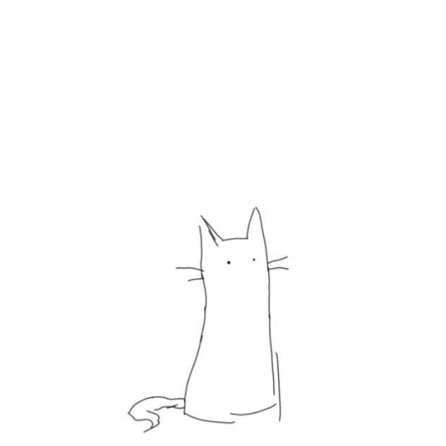 Silly cat jump - ibisPaint