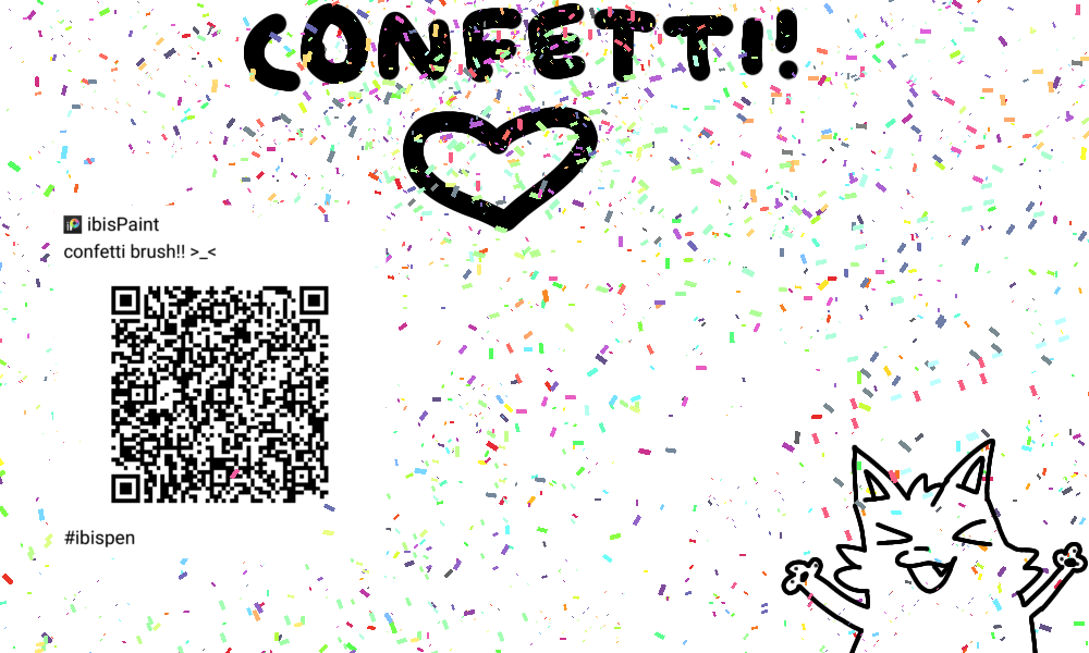 confetti brush! - ibisPaint
