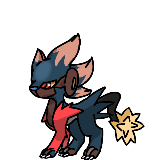 Luxray Type Combat - ibisPaint