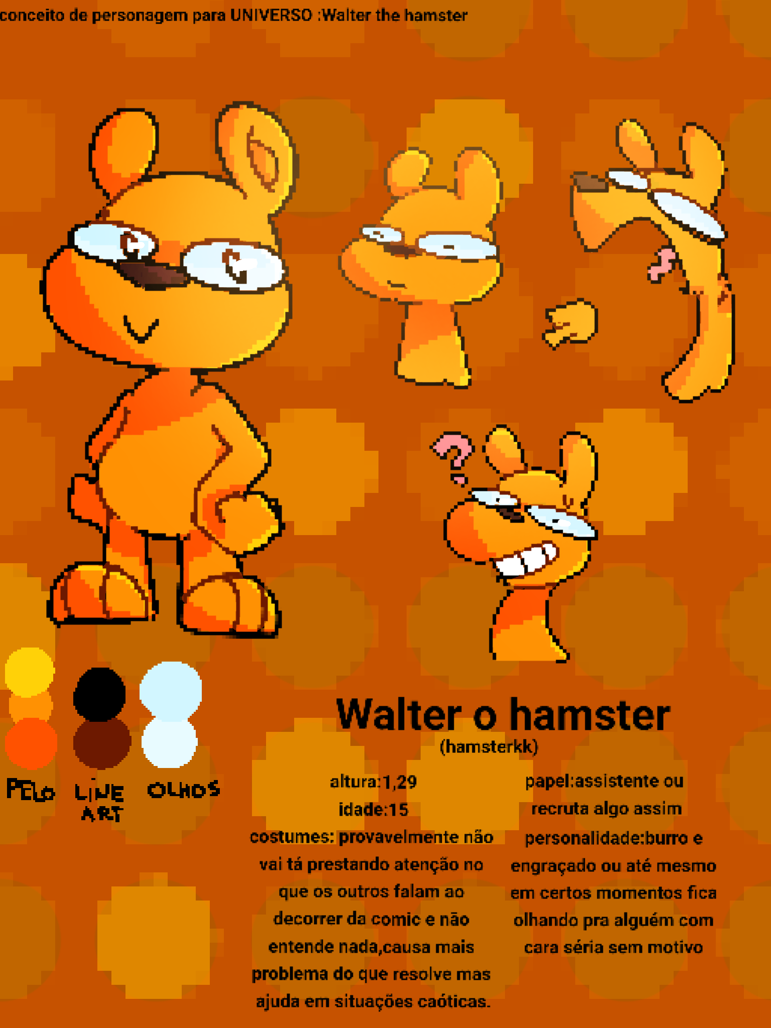 Walter the hamster(concept) - ibisPaint