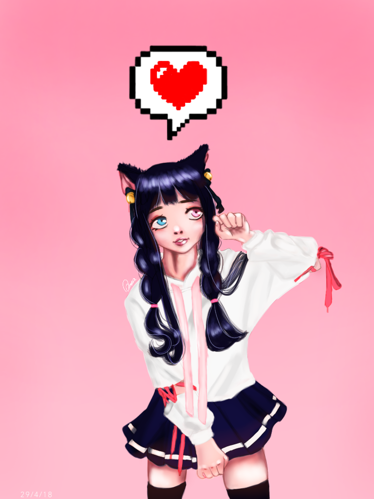 digital portrait - ibisPaint