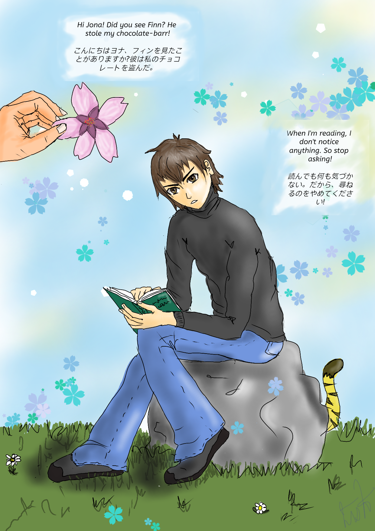 free time. 春の自由時間。mg - ibisPaint