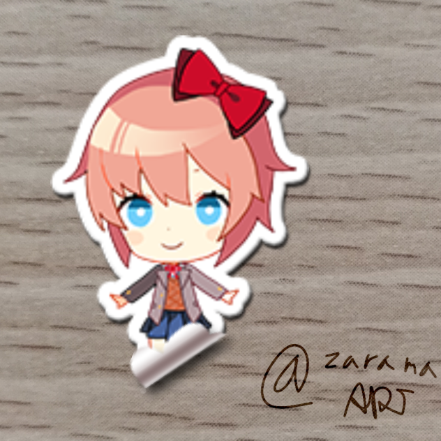 Sayori Sticker (re-make) - ibisPaint