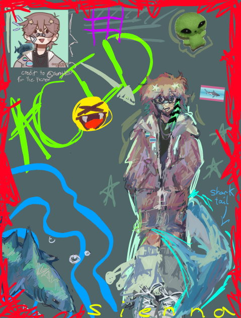 Shark boy - ibisPaint