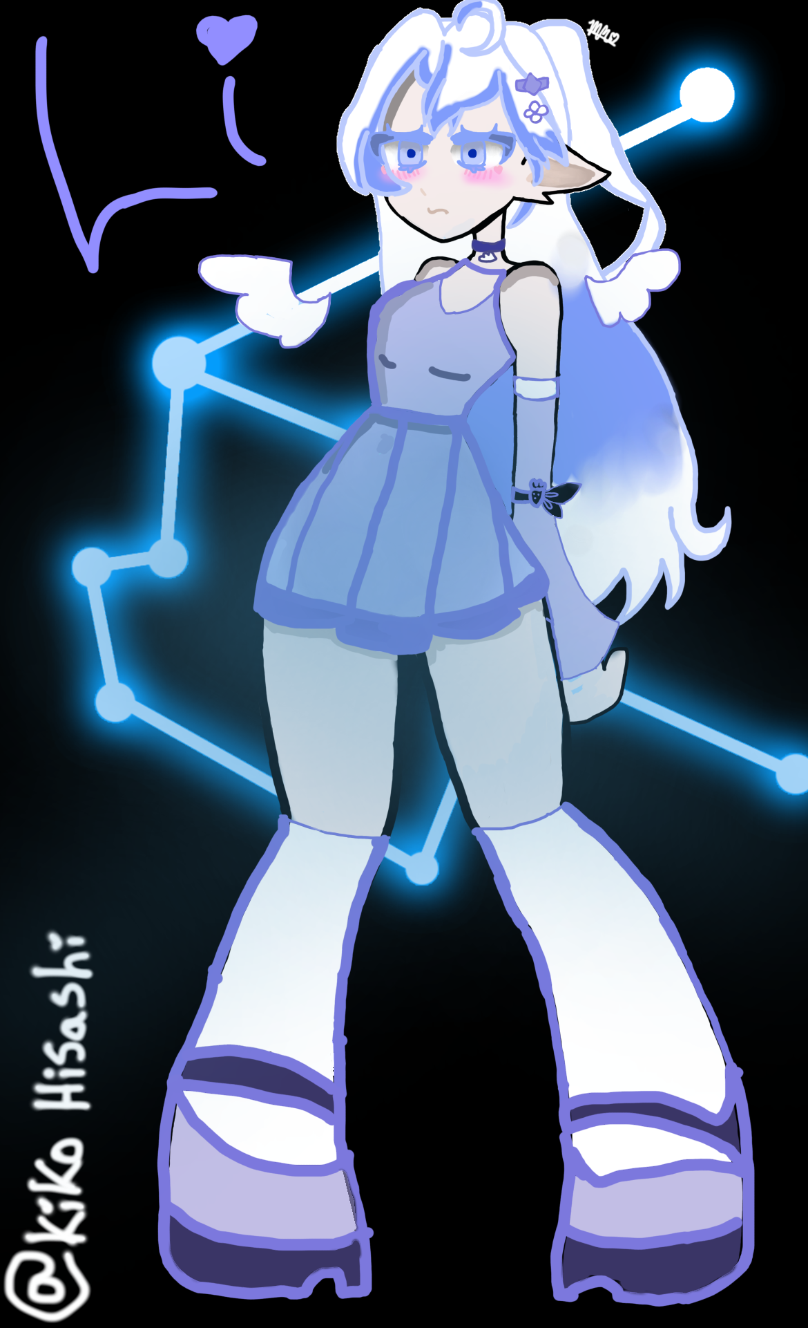 My Aquarius goddess oc Li Dtiys - ibisPaint