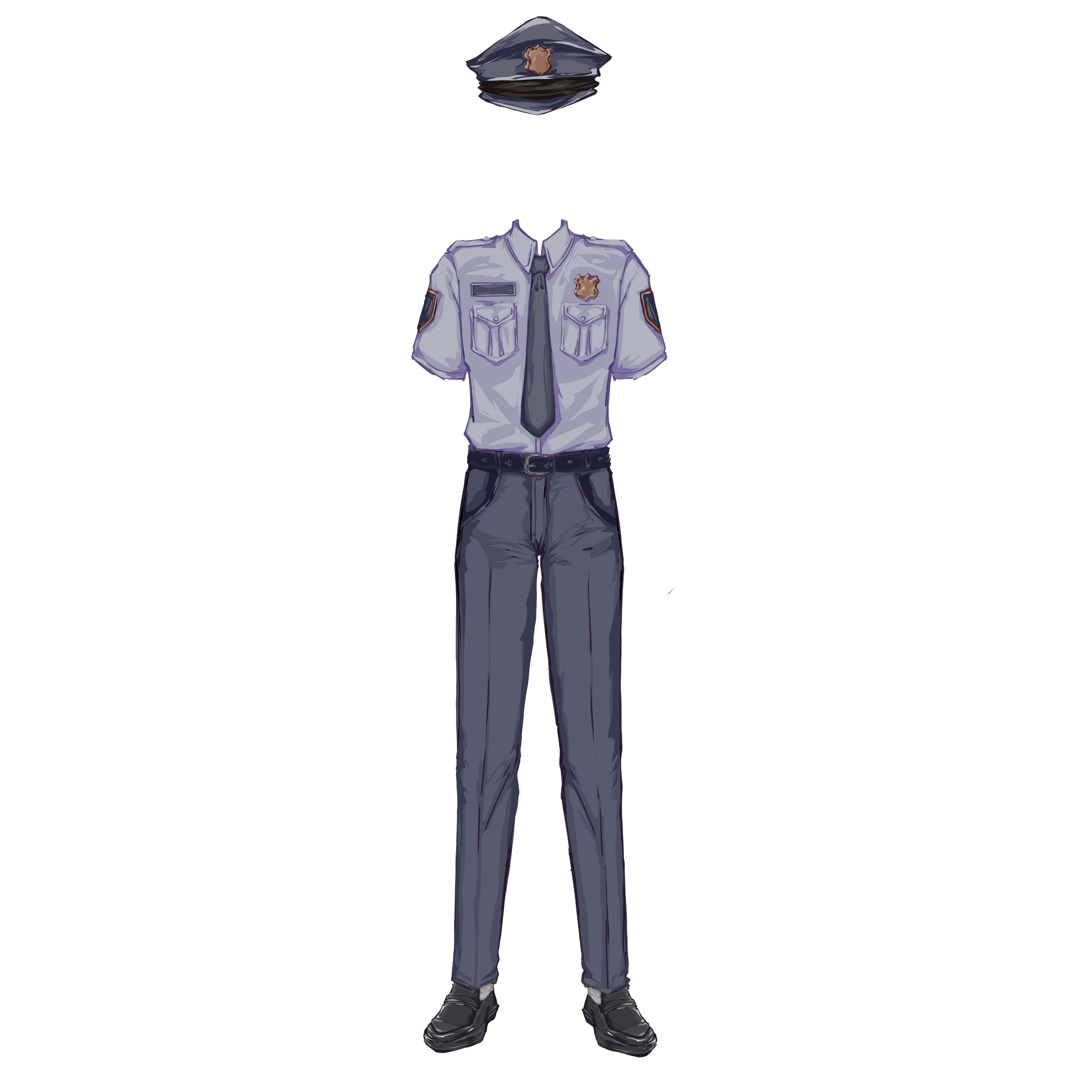 Police costume male - ibisPaint