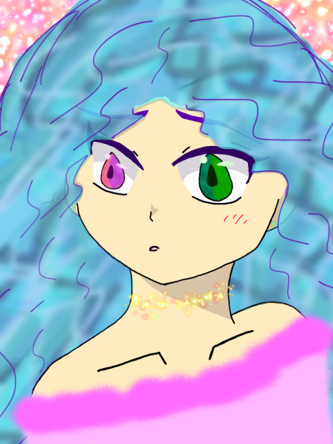 Blue hair - ibisPaint