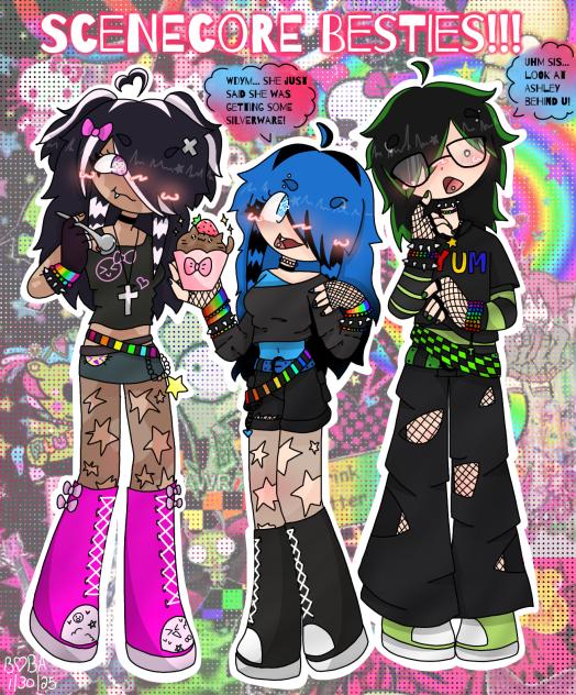 SCENECORE BESTIES}°•☆ - ibisPaint