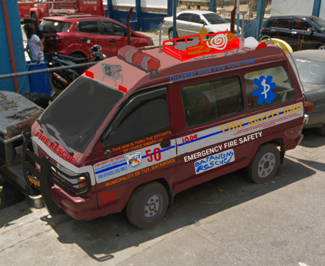 townace fire van - ibisPaint