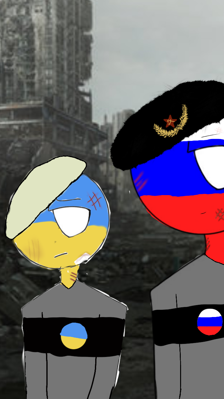 Ukraine and Russia - ibisPaint