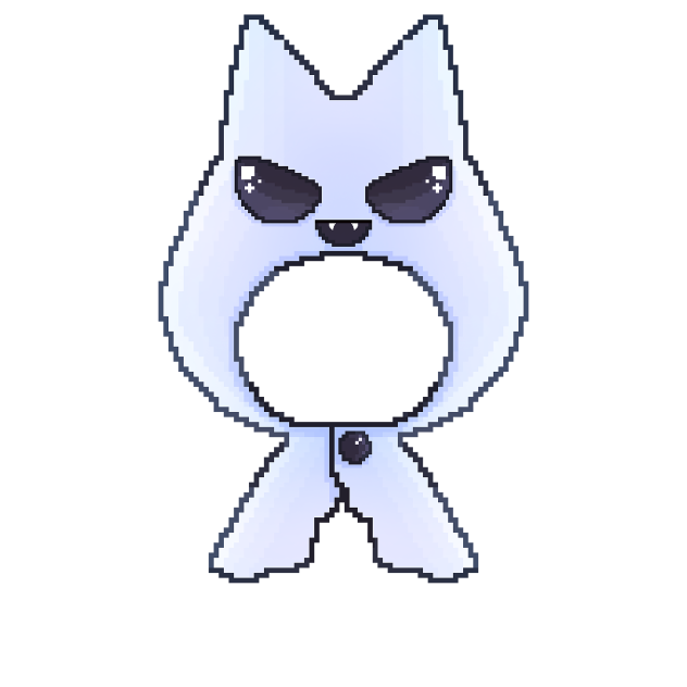 ghost costume (pixel) 02 - ibisPaint