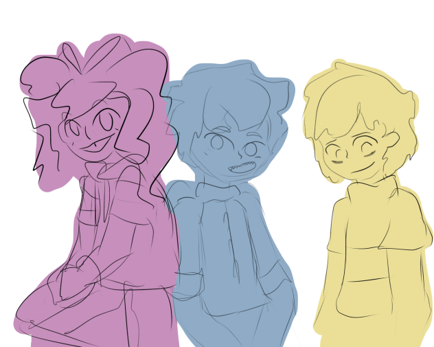 Aww. Look how happy they look. - ibisPaint