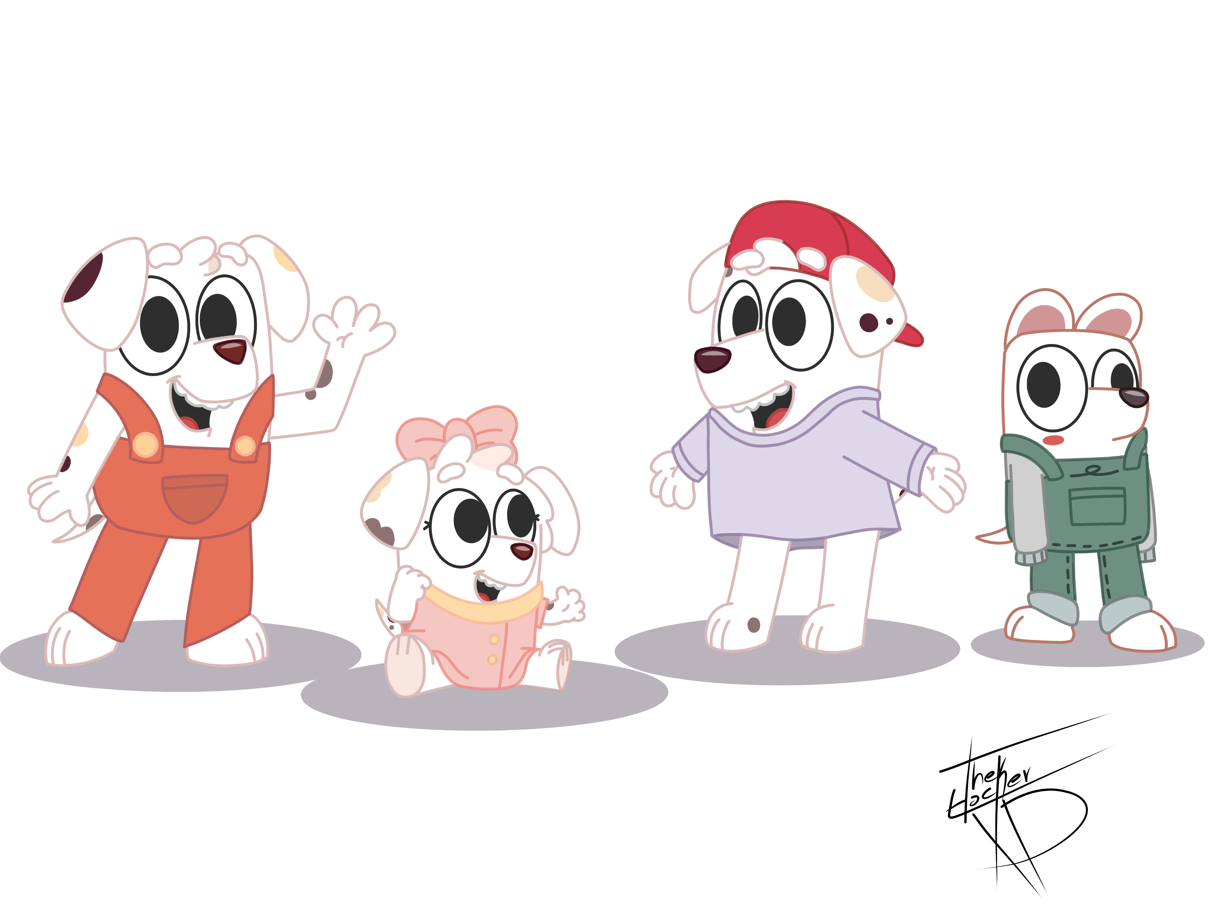 Bluey OCs - ibisPaint