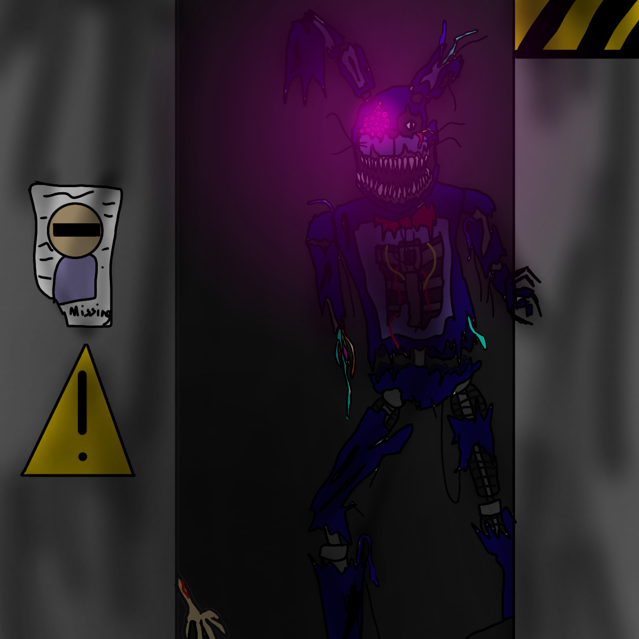nightmare Bonnie - ibisPaint