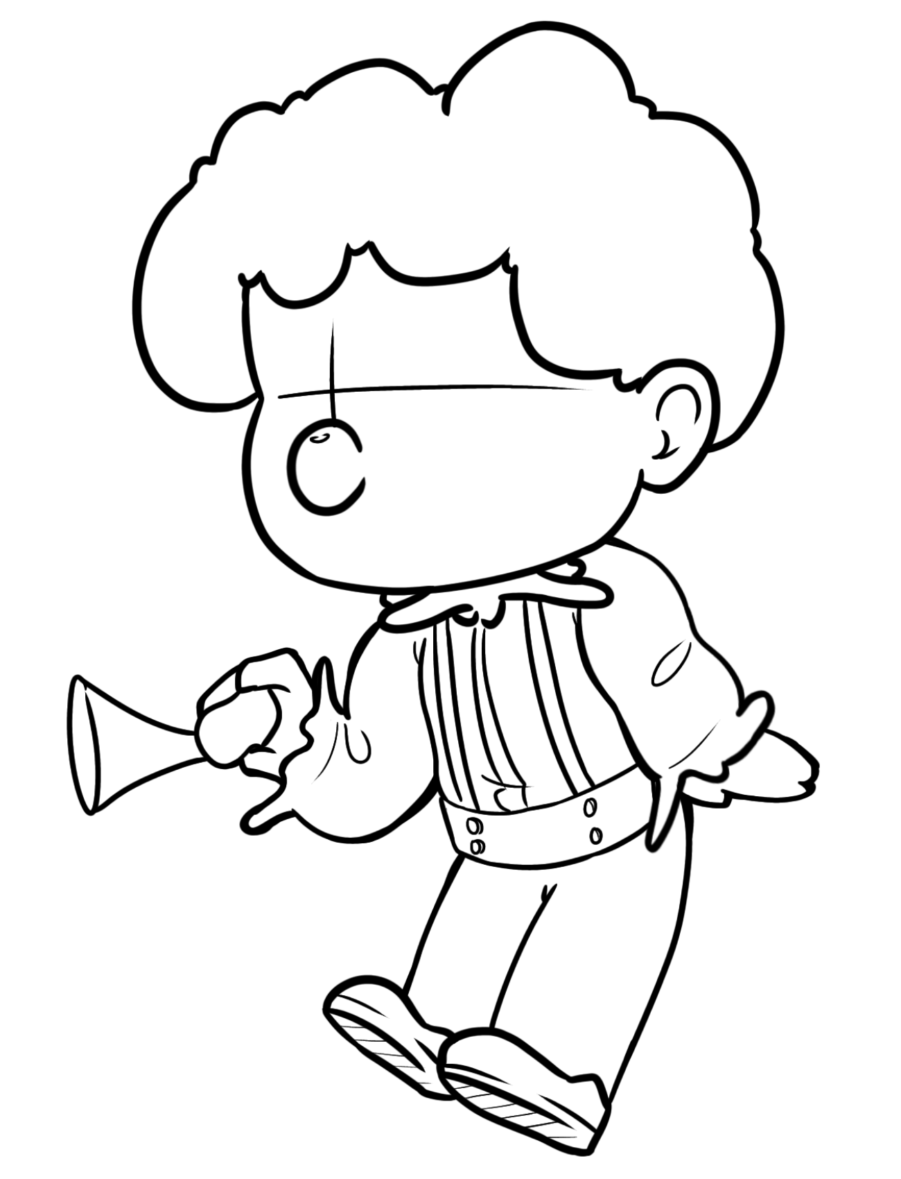 Clown Chibi Pose - ibisPaint