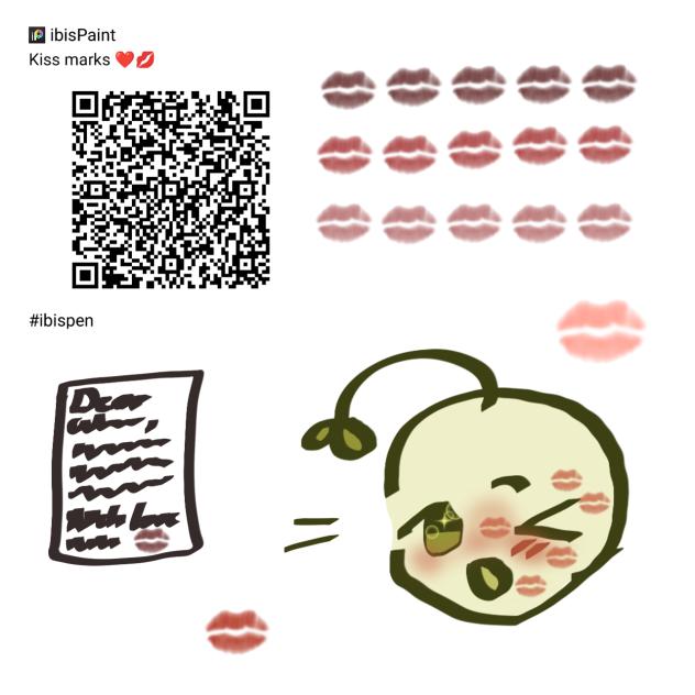 Kiss mark pen ️💋 - ibisPaint