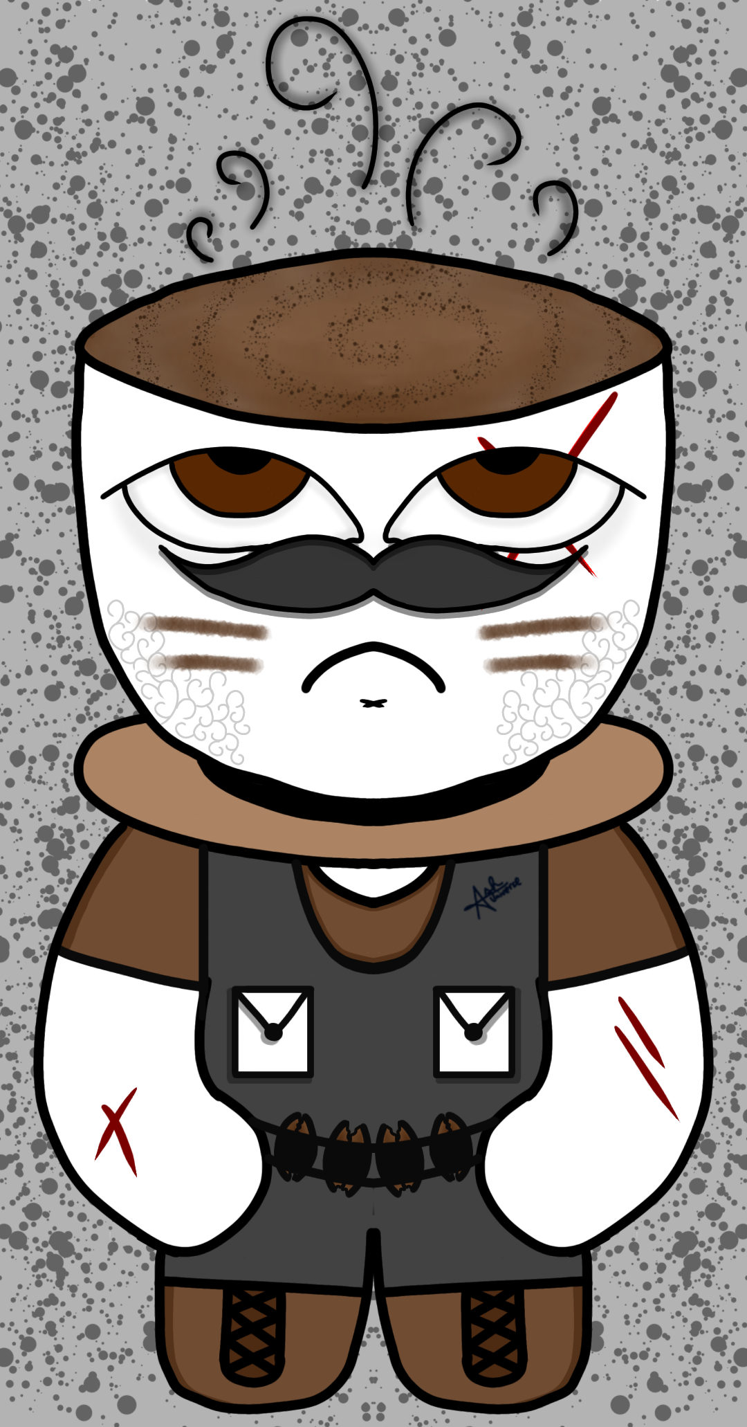 Coffee Bean Warrior - ibisPaint