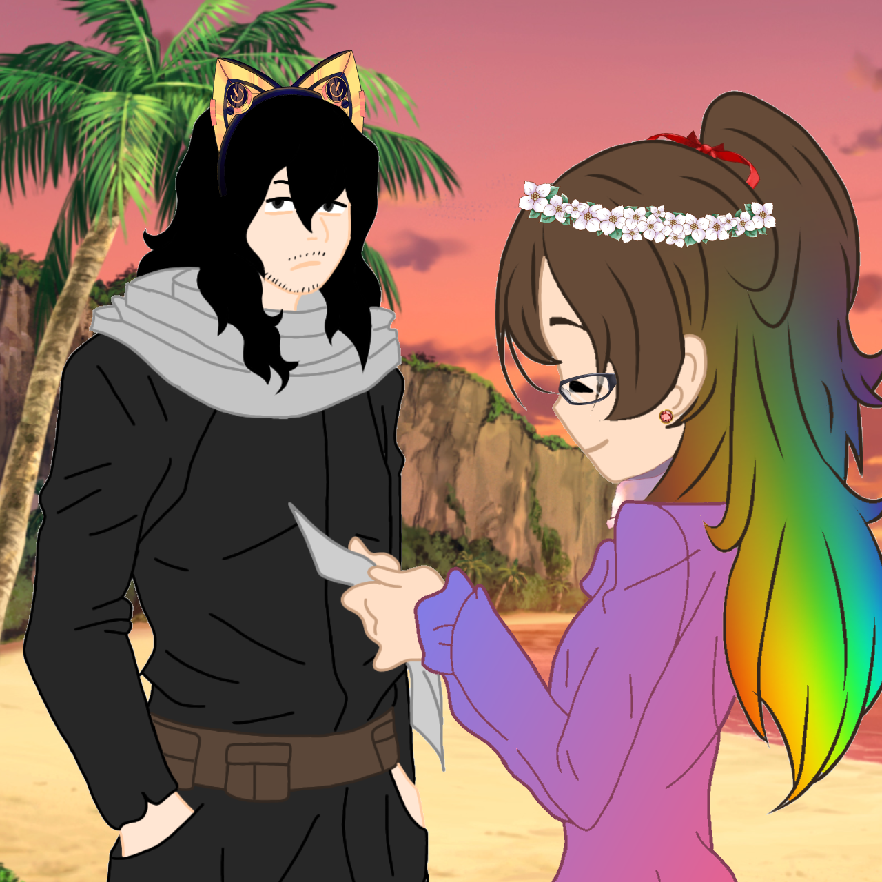 Aizawa and Chloe Stacy - ibisPaint