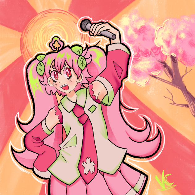 sakura mikuuu!!! - ibisPaint
