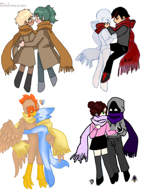 Scarf collab - ibisPaint