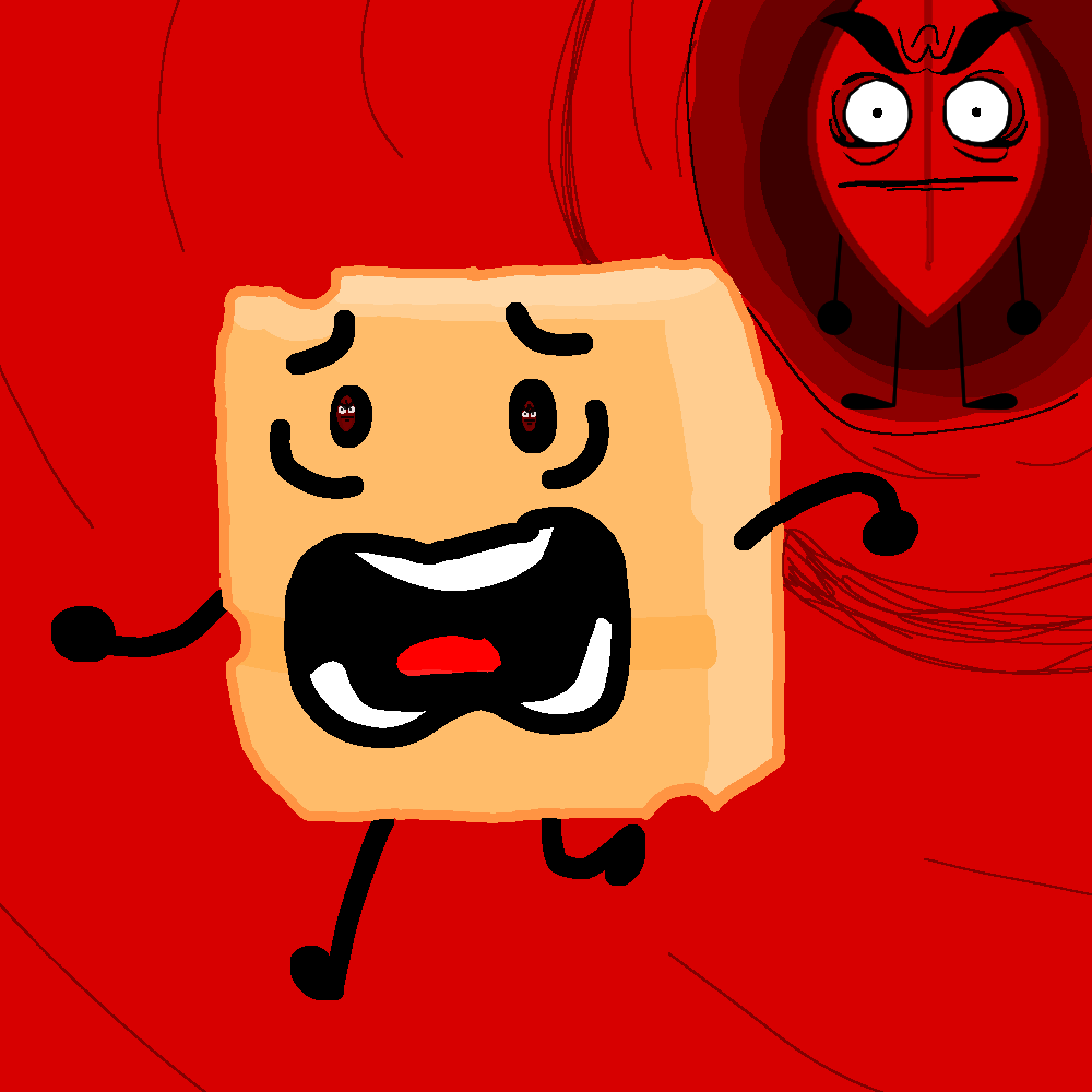 Woody running from evil leafy - ibisPaint