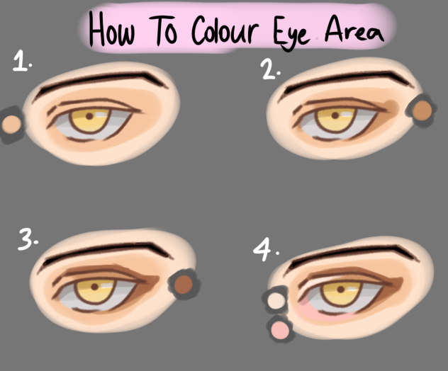 How I Colour Eye Area - ibisPaint