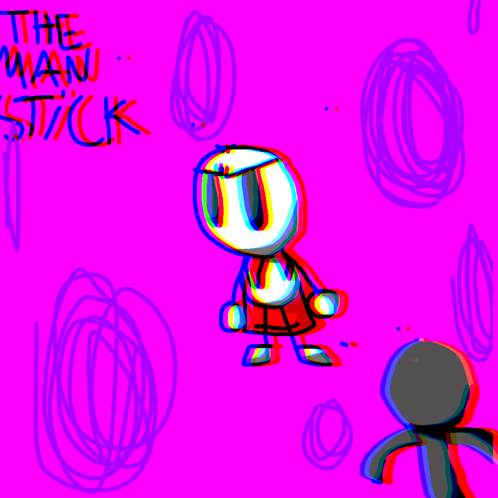 The Man Stick em outros mundos - ibisPaint