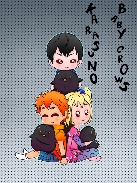 karasuno baby crows - ibisPaint