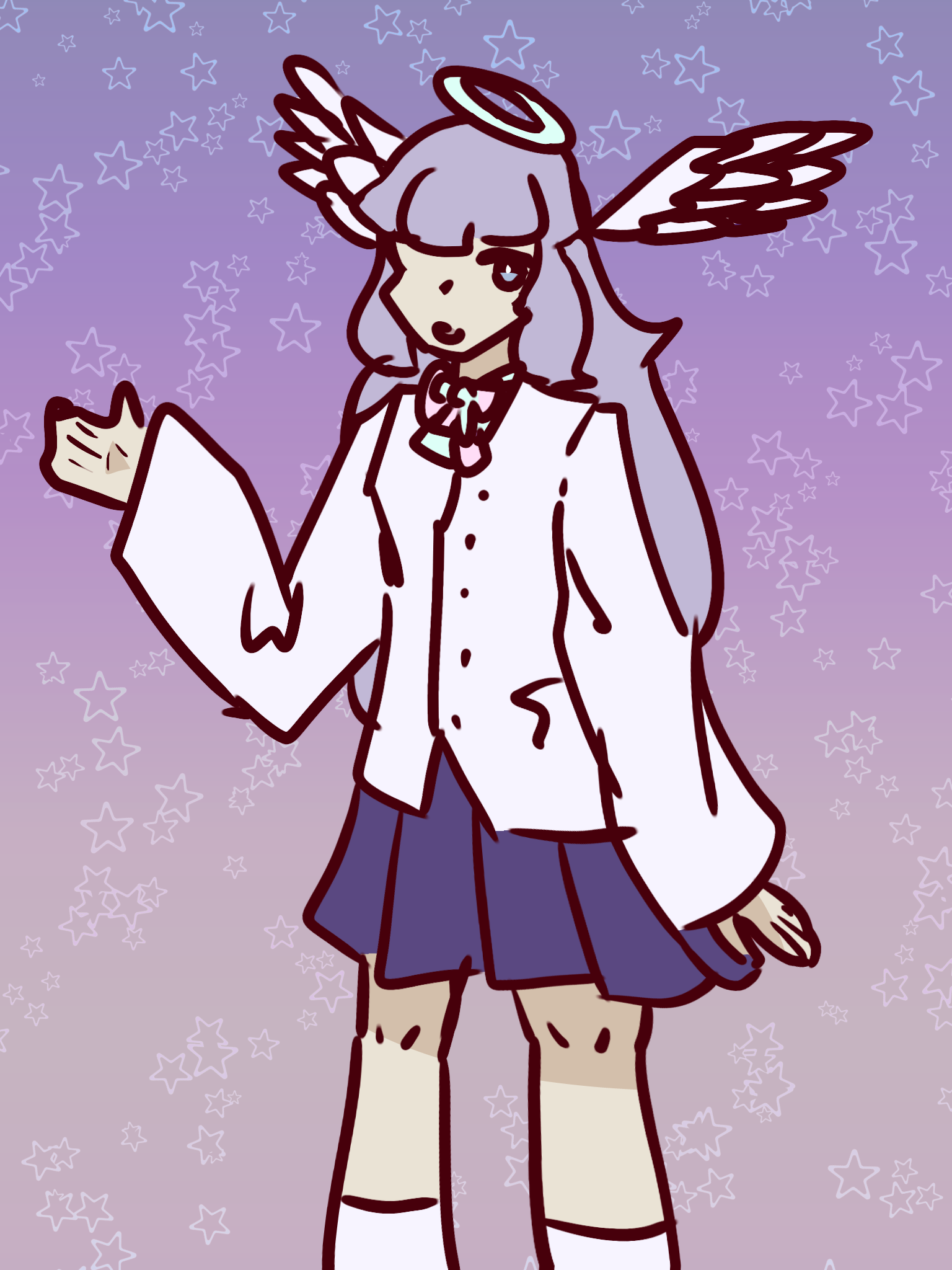 tried a different artstyle - ibisPaint