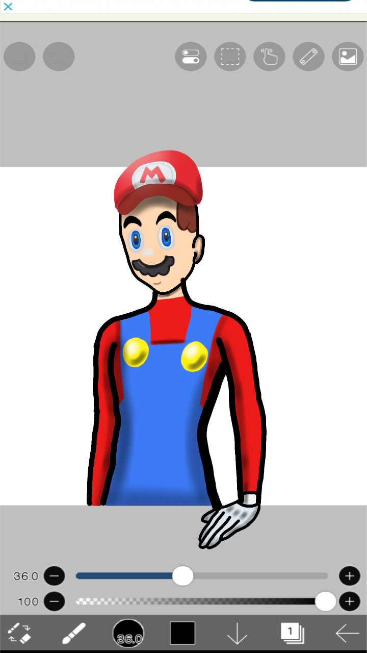Mario Breaks The 4th Wall - ibisPaint