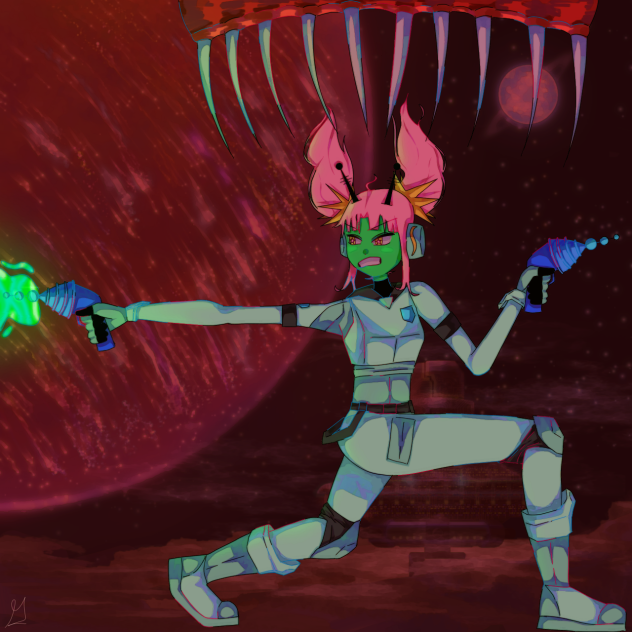 Alien war - ibisPaint