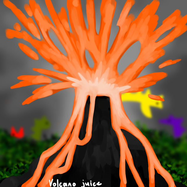 volcano - ibisPaint
