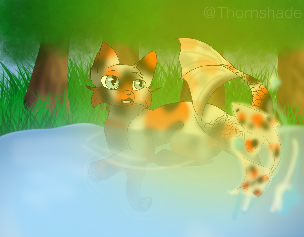 One with the sea creatures - ibisPaint