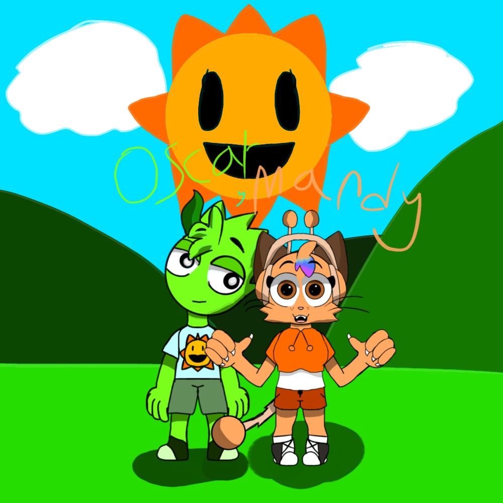Óscar y Mandy - ibisPaint
