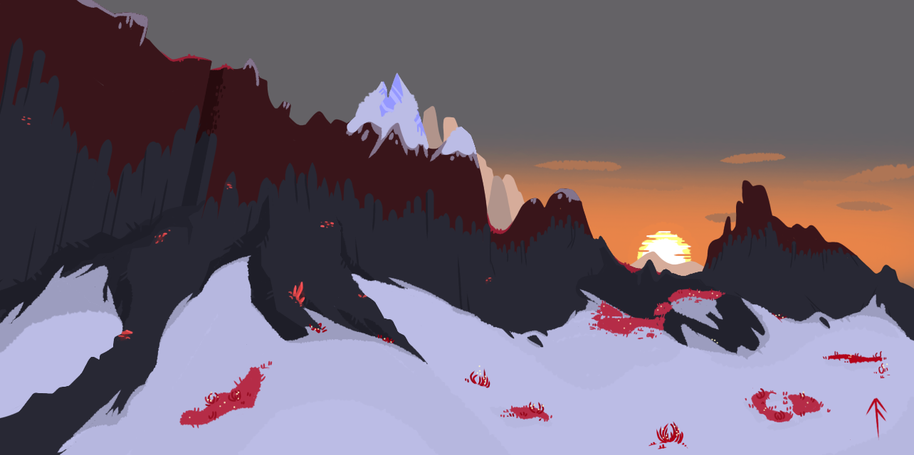 Terralith Scarlet mountains - ibisPaint