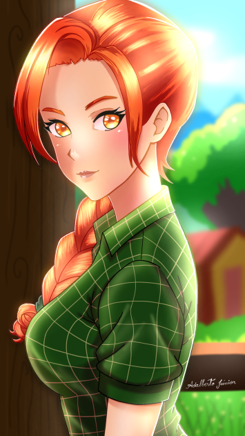 Leah From Stardew Valley - ibisPaint