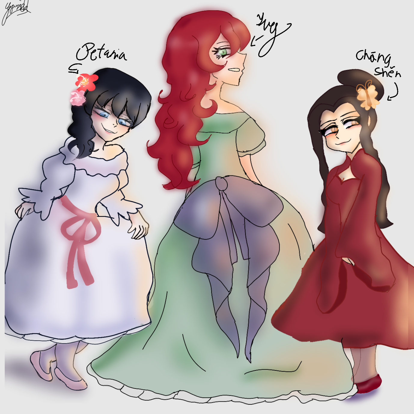 Girlies getting Ready for Prom Night - ibisPaint