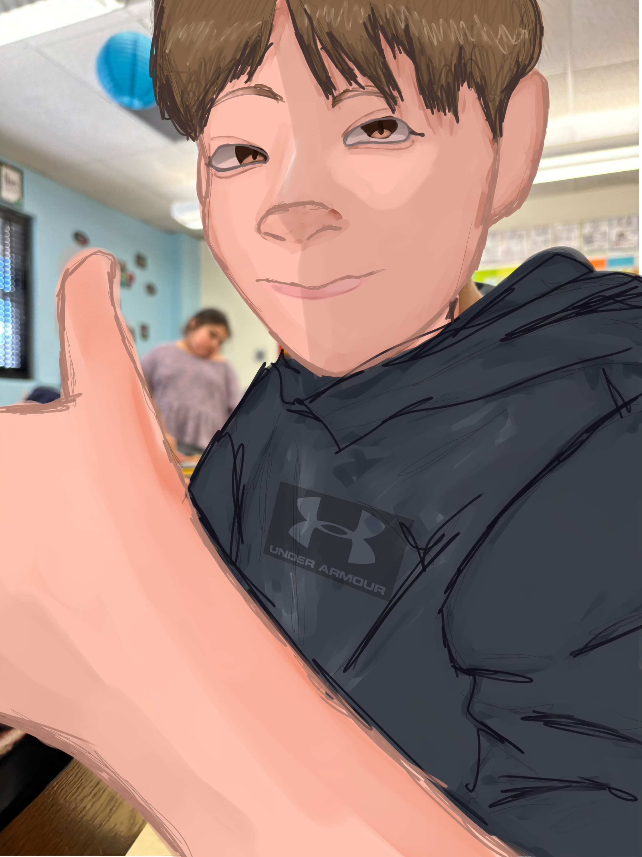 drawing my classmate - ibisPaint
