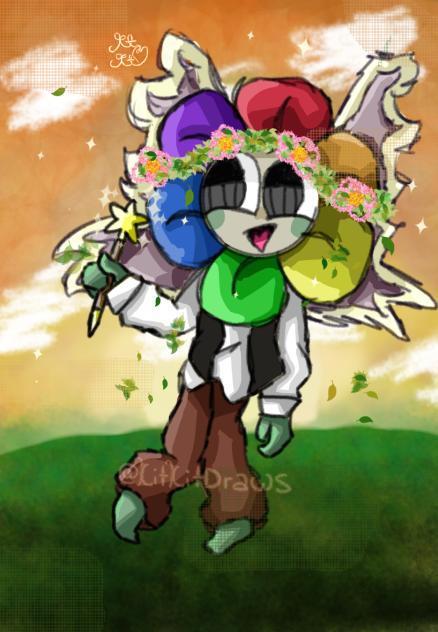 Pfp request - Dandy in fairycore - ibisPaint