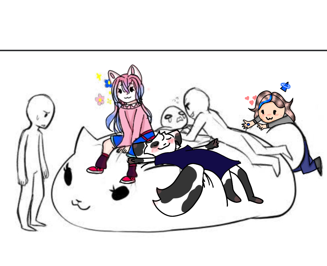 Collab com mai and yu 💙 - ibisPaint