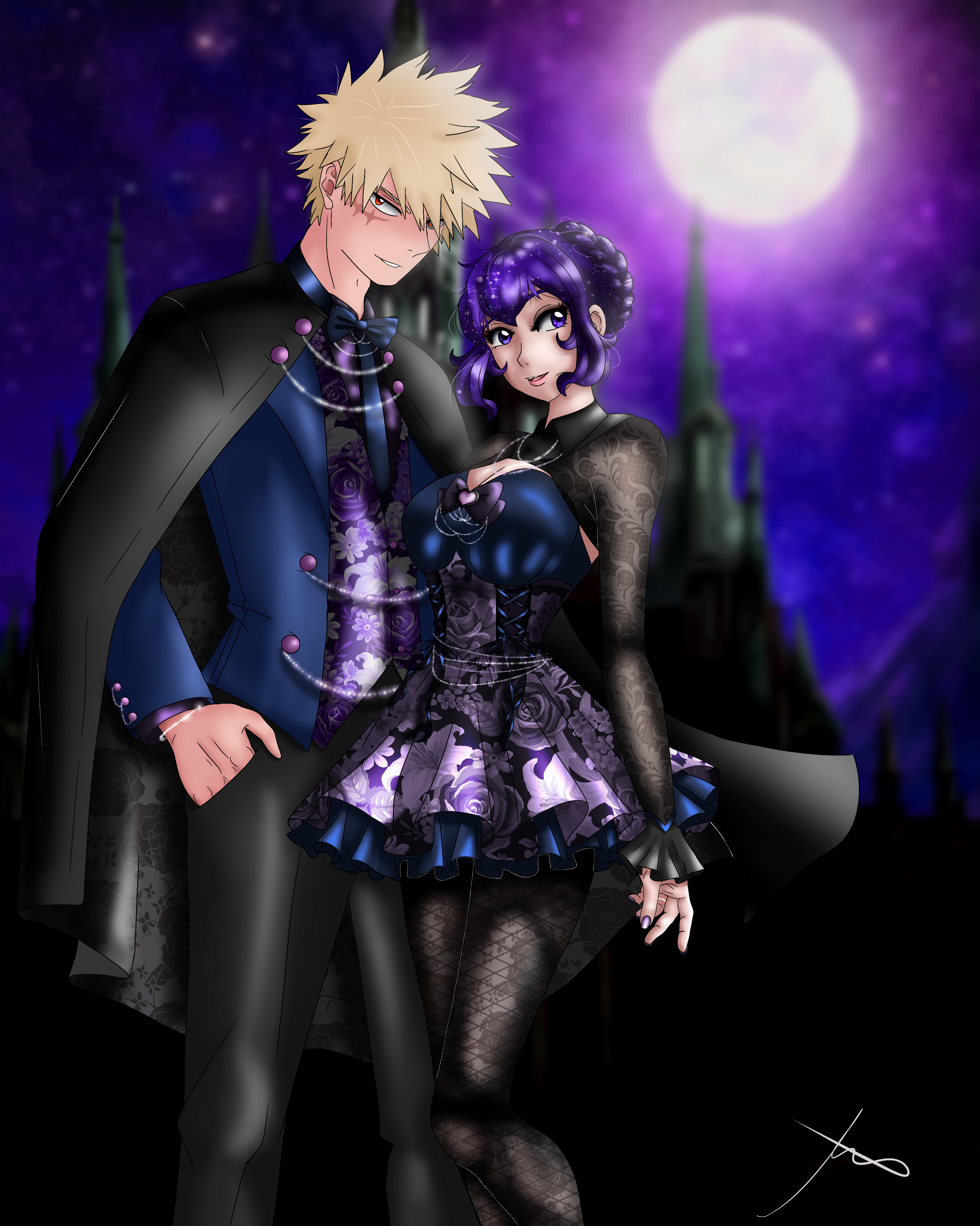 Violet night - ibisPaint